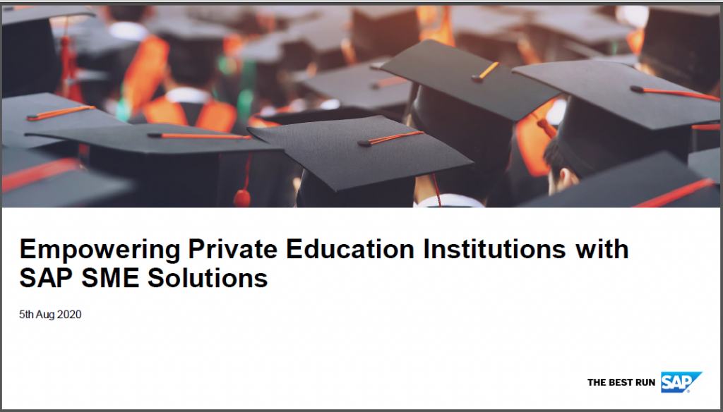 05 August 2020 SAPE-SAP webinar – Singapore Association for Private ...
